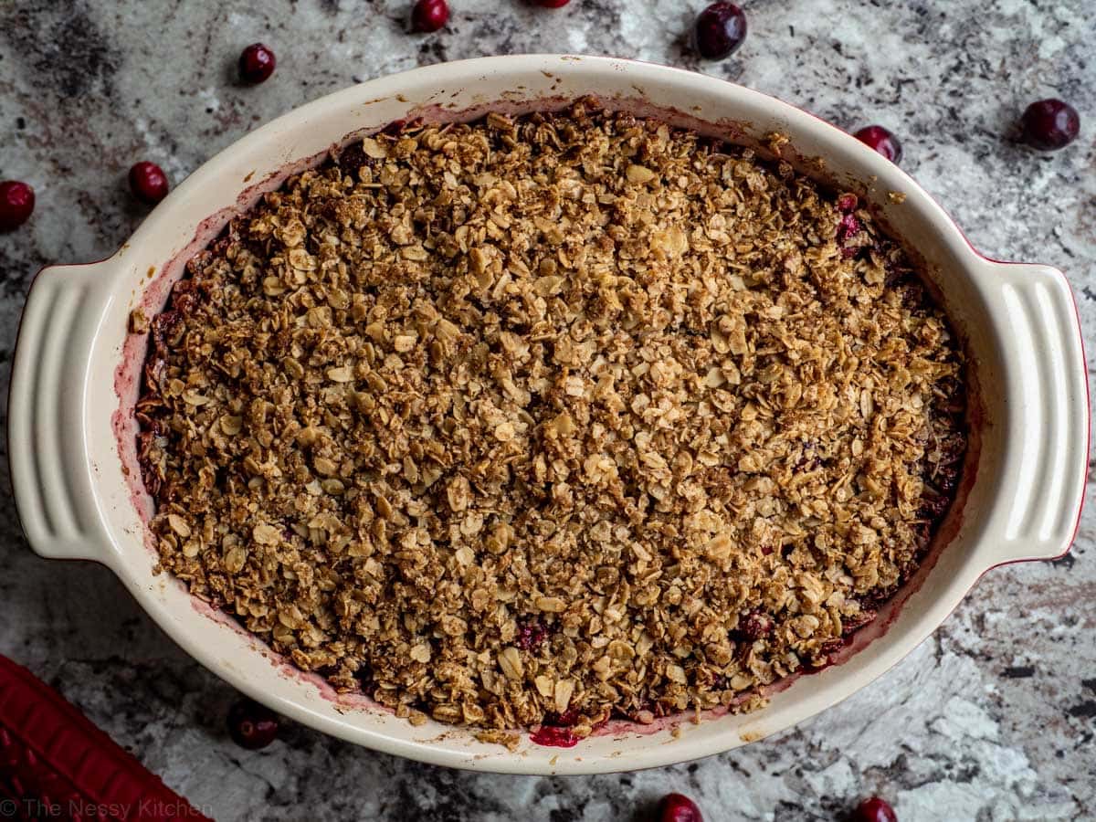 Cranberry Crisp - The Nessy Kitchen