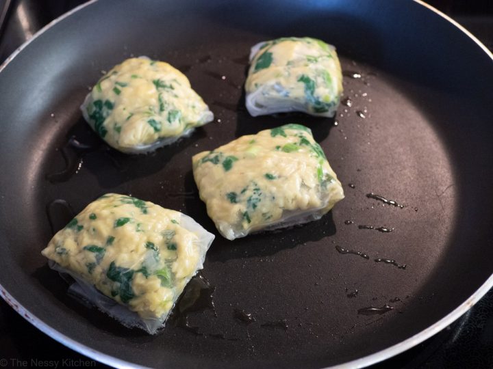 Crispy Rice Paper Egg Wraps - The Nessy Kitchen