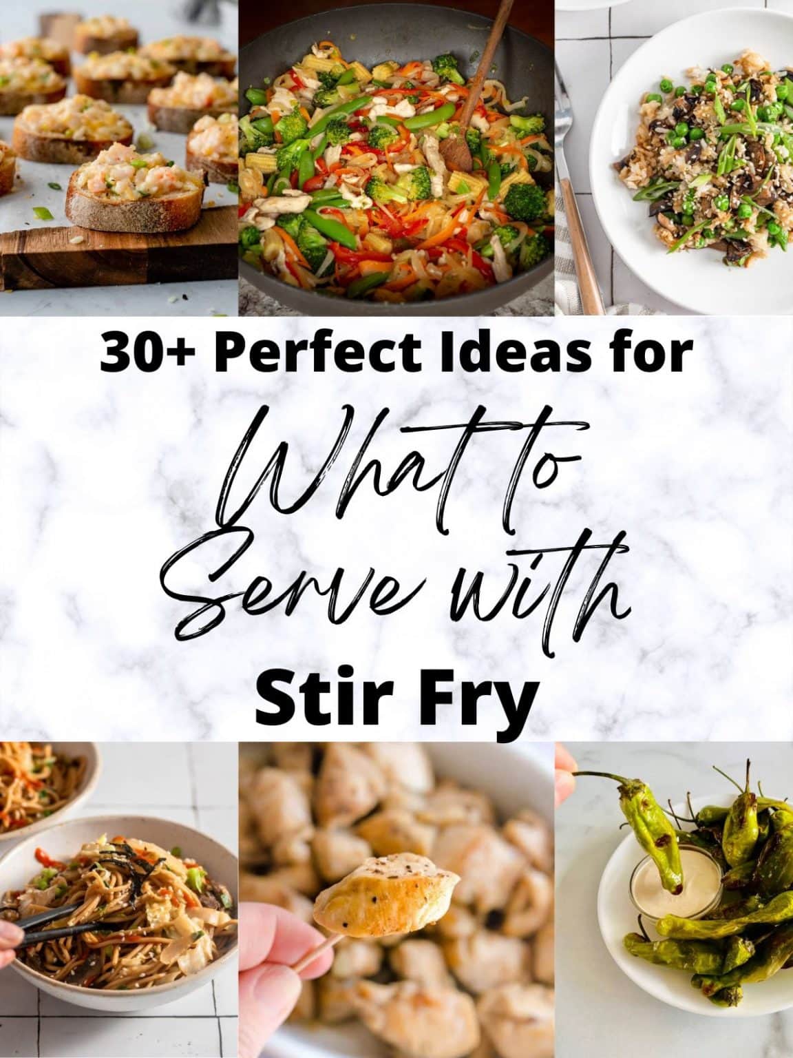30 Perfect Sides to Serve with Stir Fry - The Nessy Kitchen