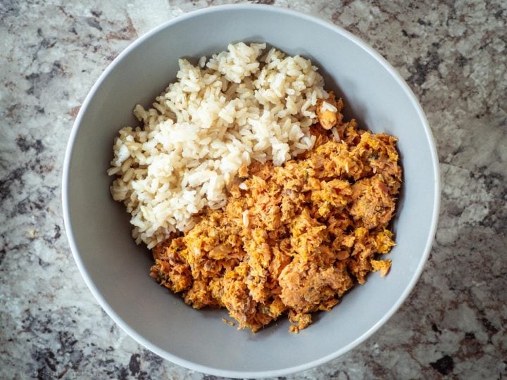 Canned Salmon Over Rice (5 Ways!) - The Nessy Kitchen