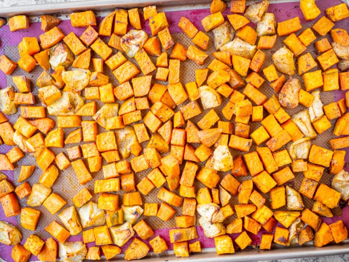 Apple Roasted Sweet Potatoes - The Nessy Kitchen