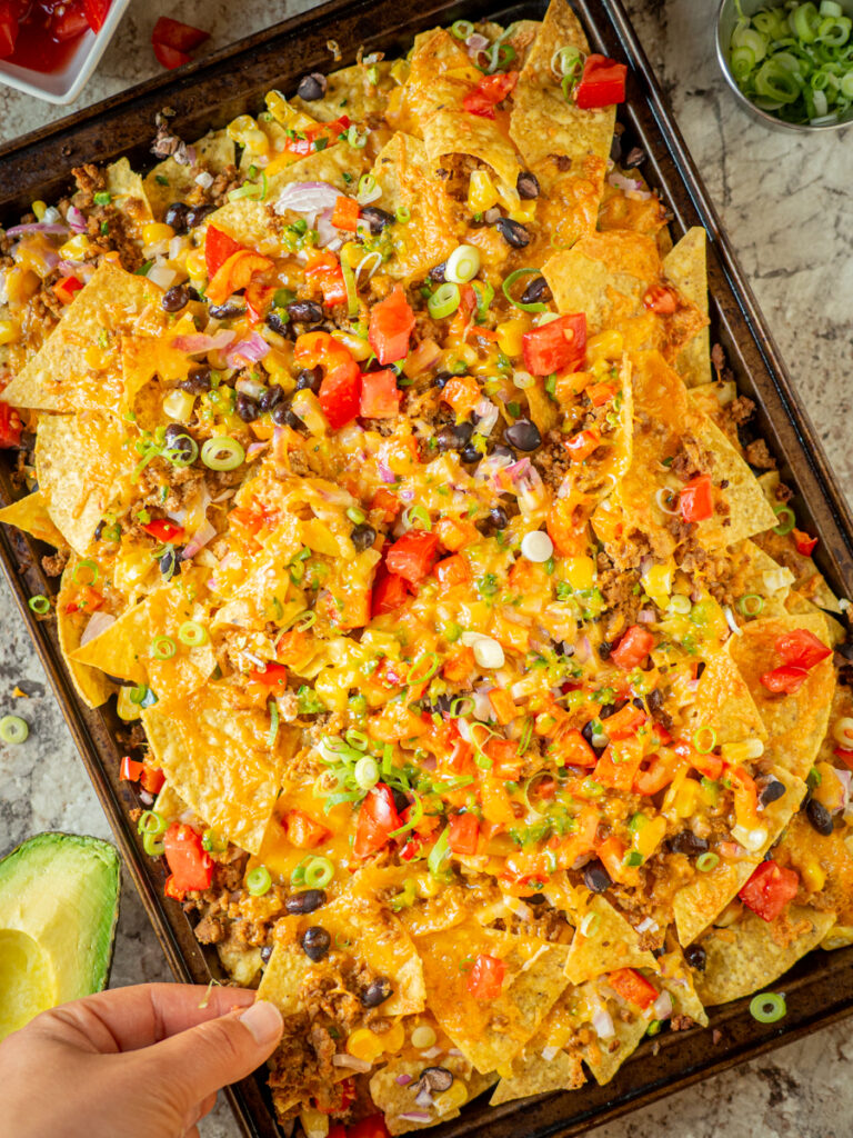 Ground Turkey Nachos - The Nessy Kitchen