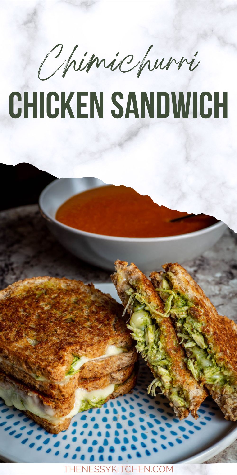 Chimichurri Chicken Sandwich - The Nessy Kitchen