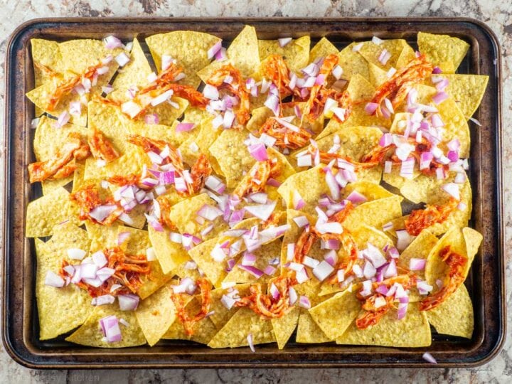 Barbecue Chicken Nachos - The Nessy Kitchen
