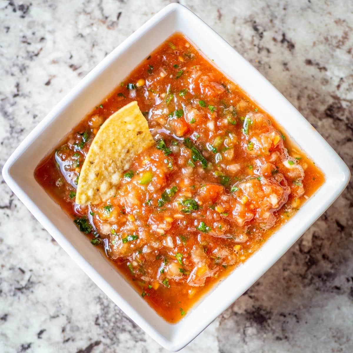 Quick Salsa From Canned Tomatoes