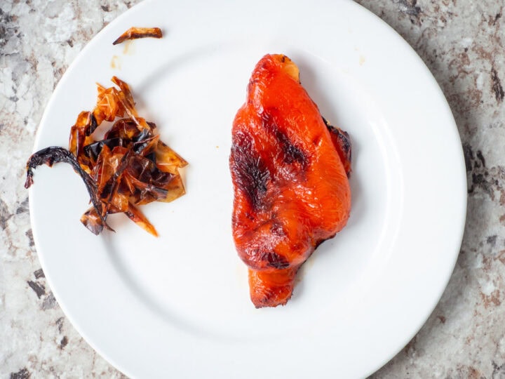 Air Fryer Roasted Red Peppers - The Nessy Kitchen