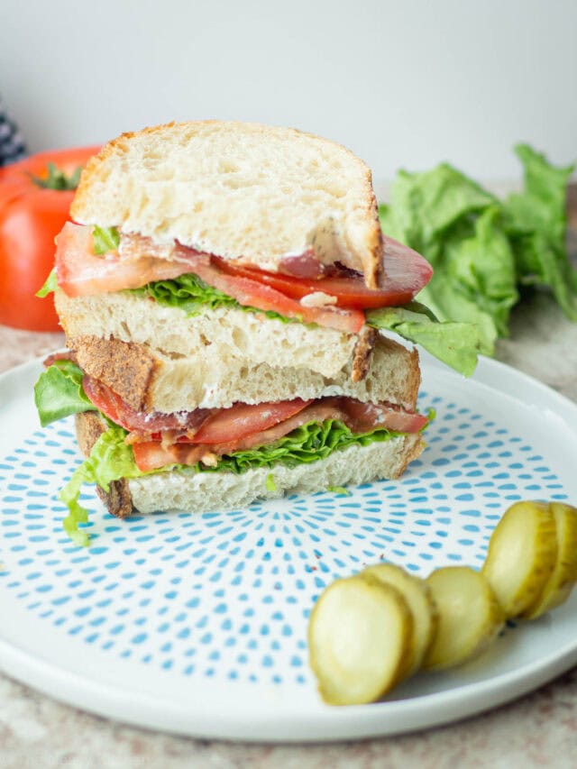 Sourdough BLT Sandwich - The Nessy Kitchen