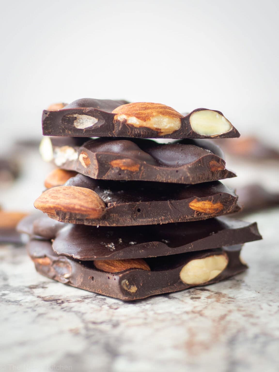 The Best Chocolate Almond Bark - The Nessy Kitchen